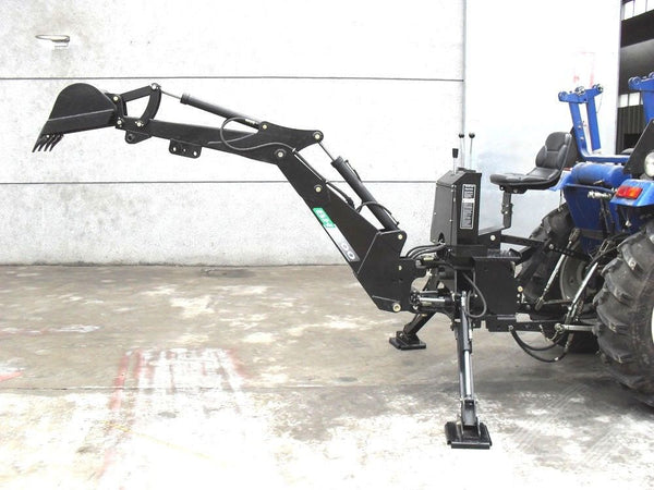 BH6600 PTO Backhoe Farm Tractor Attachment Cat 1 Hitch w/ PTO Pump, Ta ...