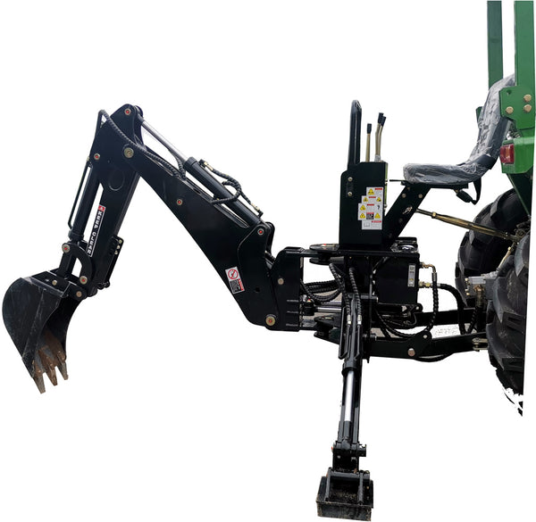 3 Point Hitch PTO Drive BH6600HT Hydraulic Backhoe Excavator Attachmen ...