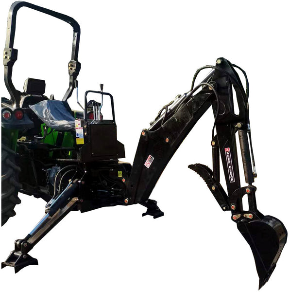 3 Point Hitch PTO Drive BH6600HT Hydraulic Backhoe Excavator Attachmen ...