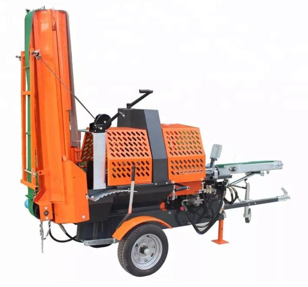 Kohler 14HP Firewood Processor Log Splitter Stihl Chainsaw 10' Ft Conv ...